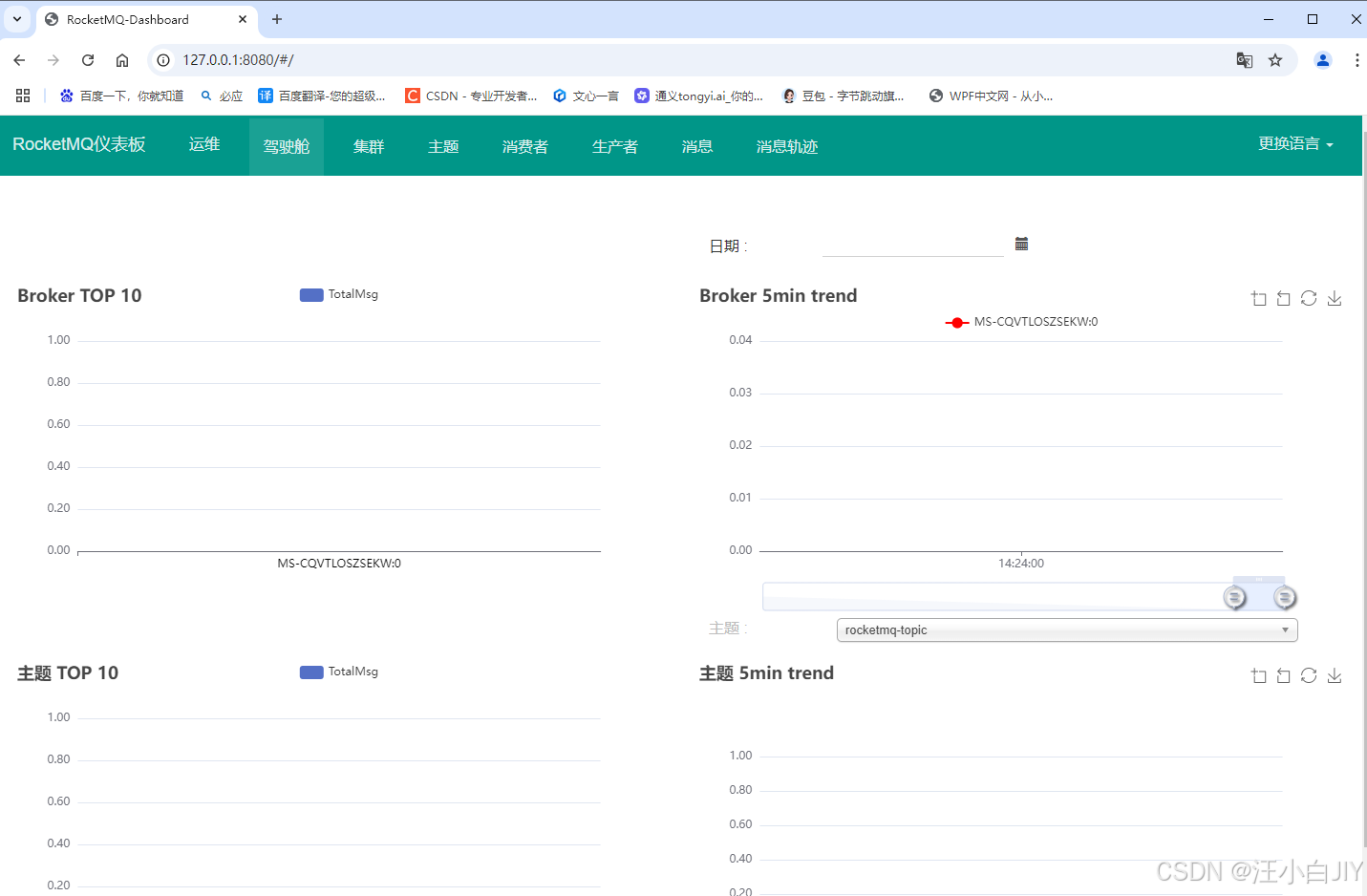 【NET6】集成RocketMQ，Linux Docker + Windows 多环境 安装RocketMQ_docker安装rocketmq-dashboard-CSDN博客