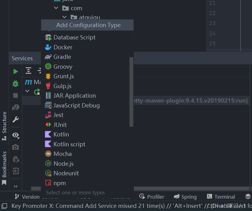 IDEA如何开启并配置services窗口_idea services窗口-CSDN博客