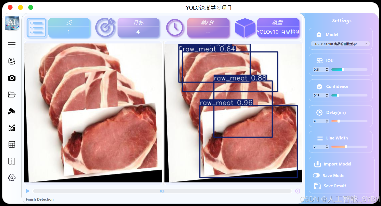 基于yolov10的食物检测系统(深度学习模型ui界面python代码训练数据集)yolo食品数据集 Csdn博客