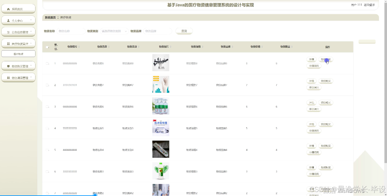2025毕设springboot 基于的医疗物资信息管理系统的设计与实现论文+源码-CSDN博客