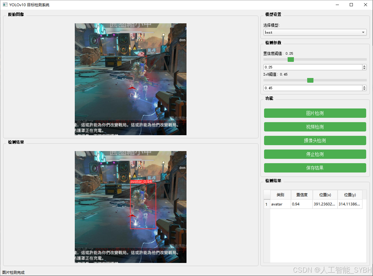 基于深度学习YOLOv10的Apex游戏人物识别检测系统（YOLOv10+YOLO数据集+UI界面+Python项目源码+模型）_apex legend ai-CSDN博客