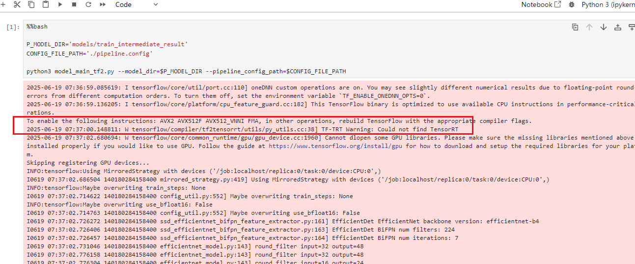 Cannot dlopen some GPU libraries. Please make sure the missing libraries mentioned above are ...