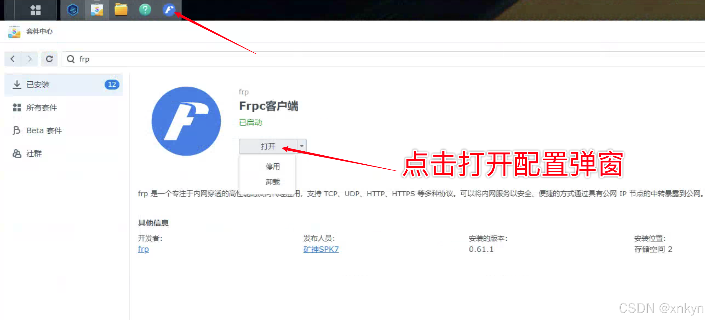 群晖nas使用frp内网穿透，frpee访问内网群晖教程_群晖frp内网穿透教程-CSDN博客