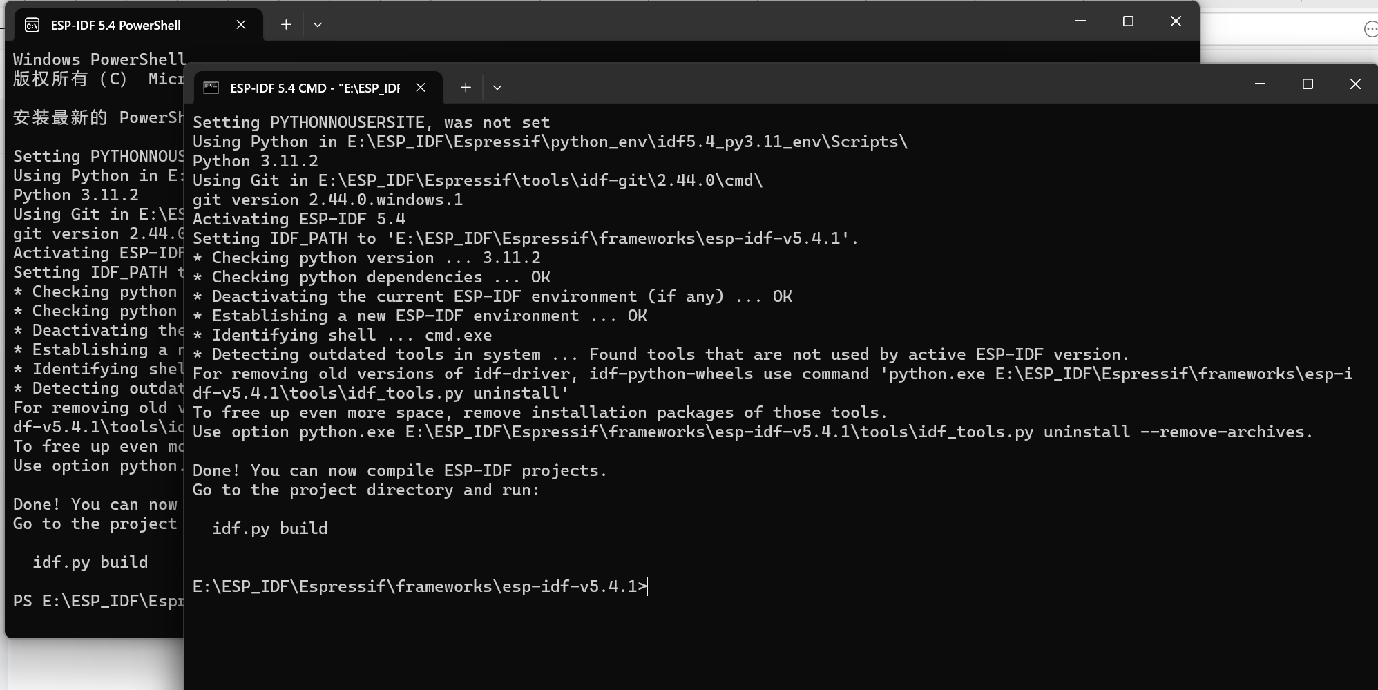 记录：简单的在Windows上搭建ESP-IDF环境以及编译下载等操作。_esp-idf配置-CSDN博客