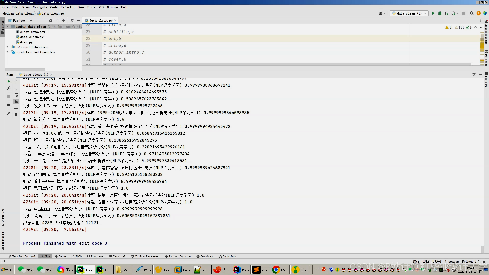 计算机毕业设计Python+PySpark+Hadoop图书推荐系统 图书可视化大屏 大数据毕业设计(源码+LW文档+PPT+讲解)-CSDN博客