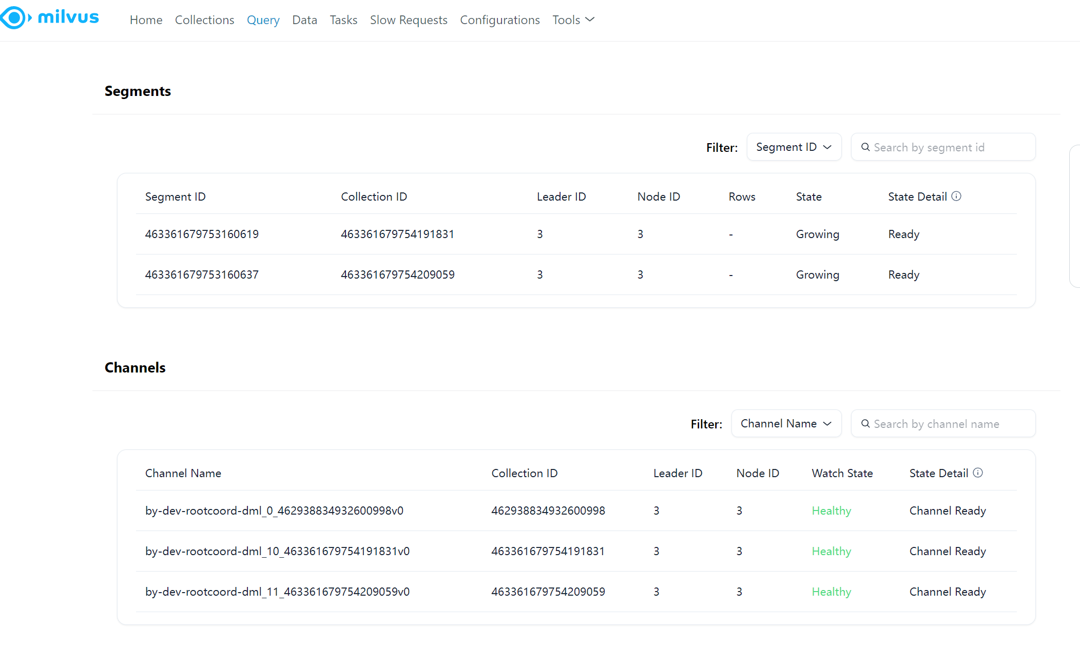 【大模型:RAG】--向量数据库Milvus WebUI页面_milvus ui-CSDN博客