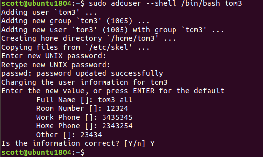 Linux常用命令22——adduser创建用户-CSDN博客