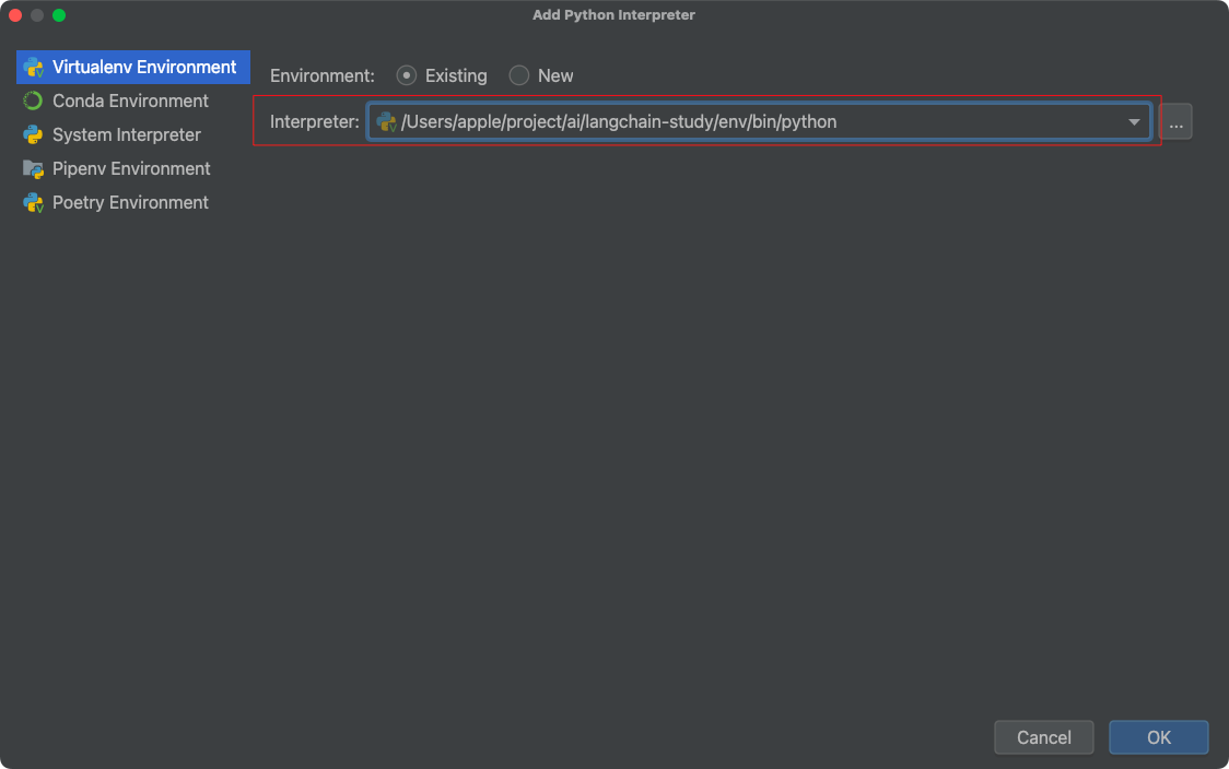 LangChain框架入门02：环境搭建_pycharm langchain-CSDN博客