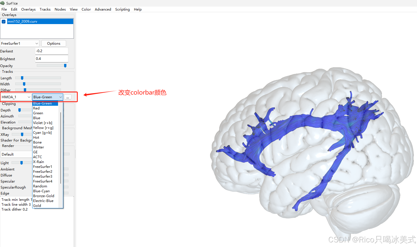 脑纤维束可视化软件教程-Suf Ice_surf ice-CSDN博客