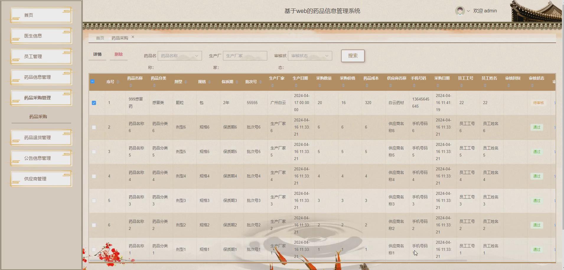 vue3基于Python的药品采购管理系统Django-SpringBoot-CSDN博客