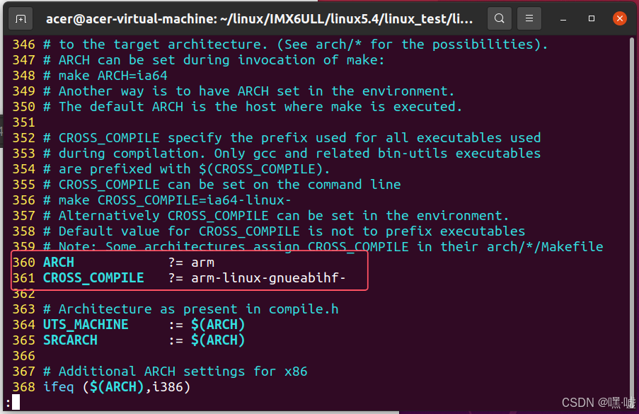 正点原子ALPHA开发板（IMX6ULL）移植Linux 5.4（一）内核移植_imx6ull内核移植-CSDN博客