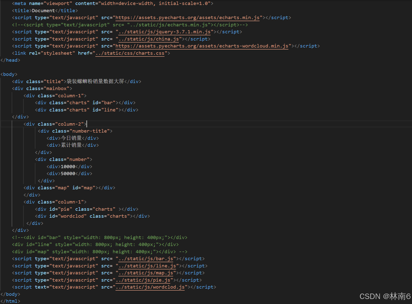 《使用 Echarts 与 AJAX 构建数据可视化大屏：一课一得》_echarts ajax-CSDN博客