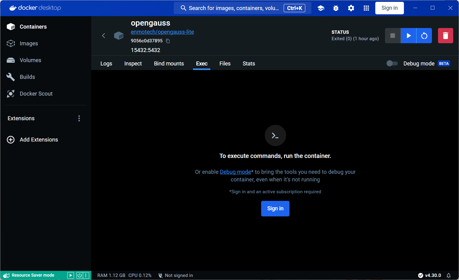 如何在Windows上使用Docker安装opengeuss数据库_opengauss win0-CSDN博客