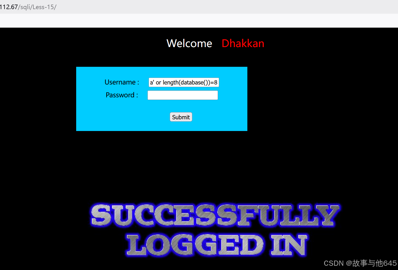 Less-13~15攻略 _web sql less-13-CSDN博客