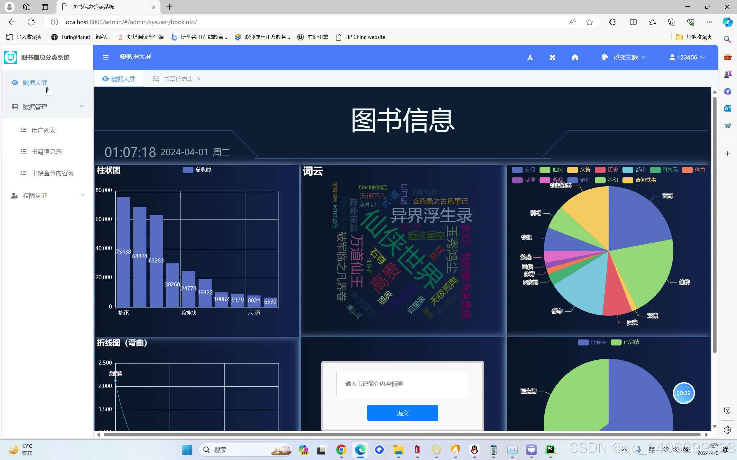 Python基于机器学习的图书类别自动标注系统图书类目自动标引系统 Csdn博客