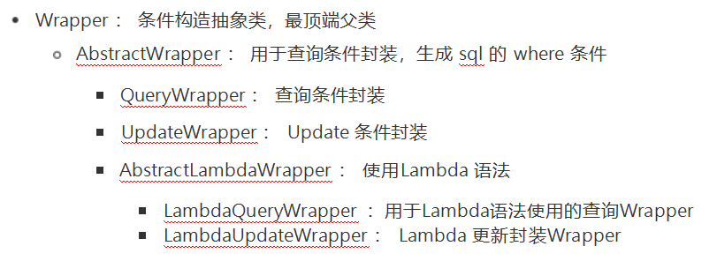 MybatisPlus条件构造器和常用接口_querywapper-CSDN博客
