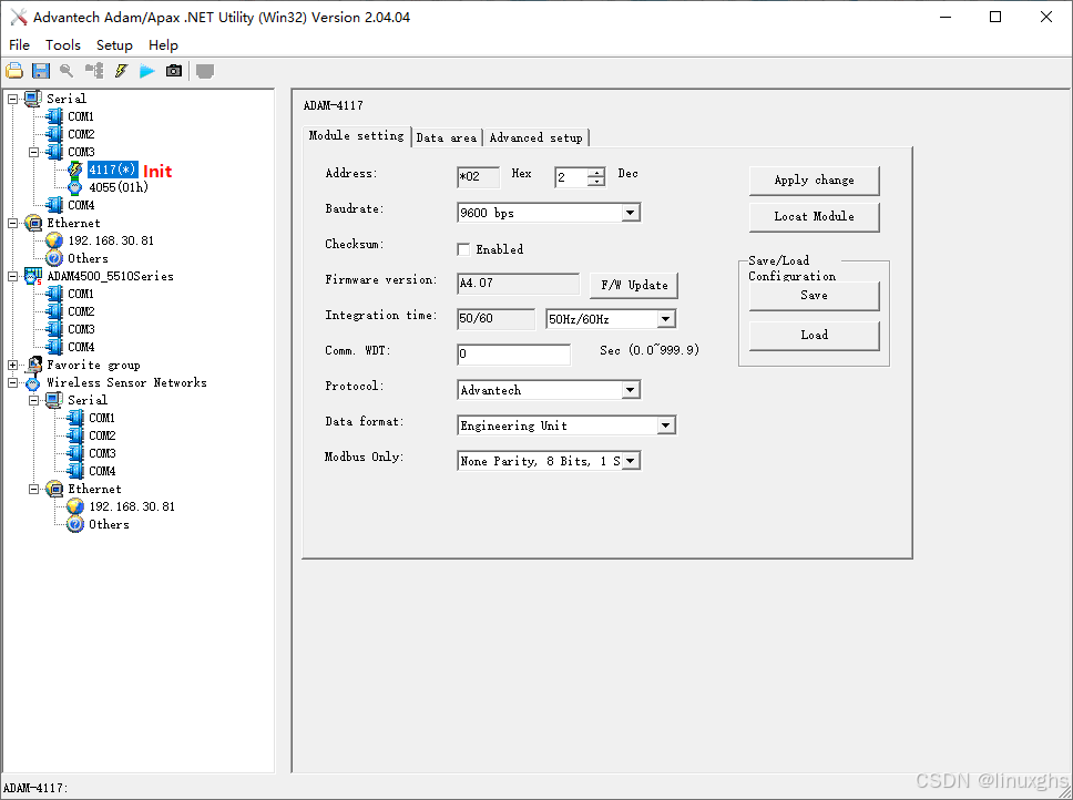 研华AdamApax .NET Utility安装和使用_adam utility-CSDN博客