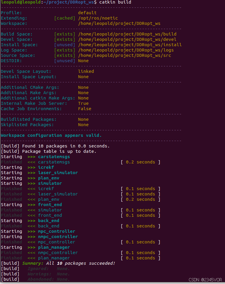 【Universal Trajectory Optimization Framework for Differential Drive Robot Class复现指南：DDR-opt 】-CSDN博客