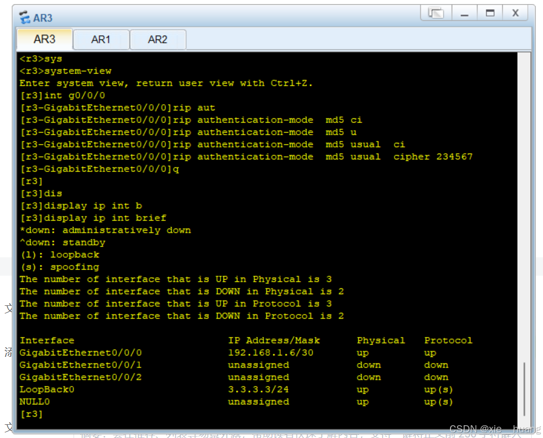 rip协议实验-CSDN博客