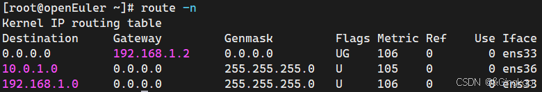Linux（openEuler）指定ip地址无法上网问题_openeuler设置静态ip无法上网-CSDN博客
