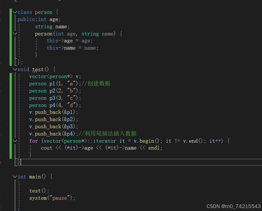 Vector容器中存放自定义数据类型java Vector 如何自定义类型 Csdn博客