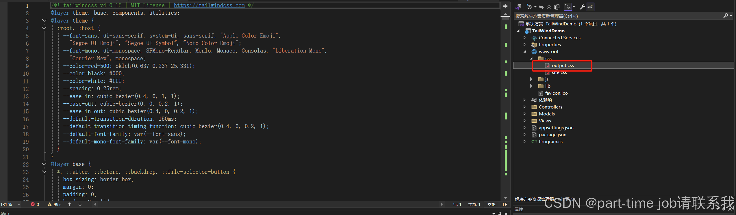 .NETCORE加TailwindCSS,打造你的新颜值_mvc tailwind-CSDN博客