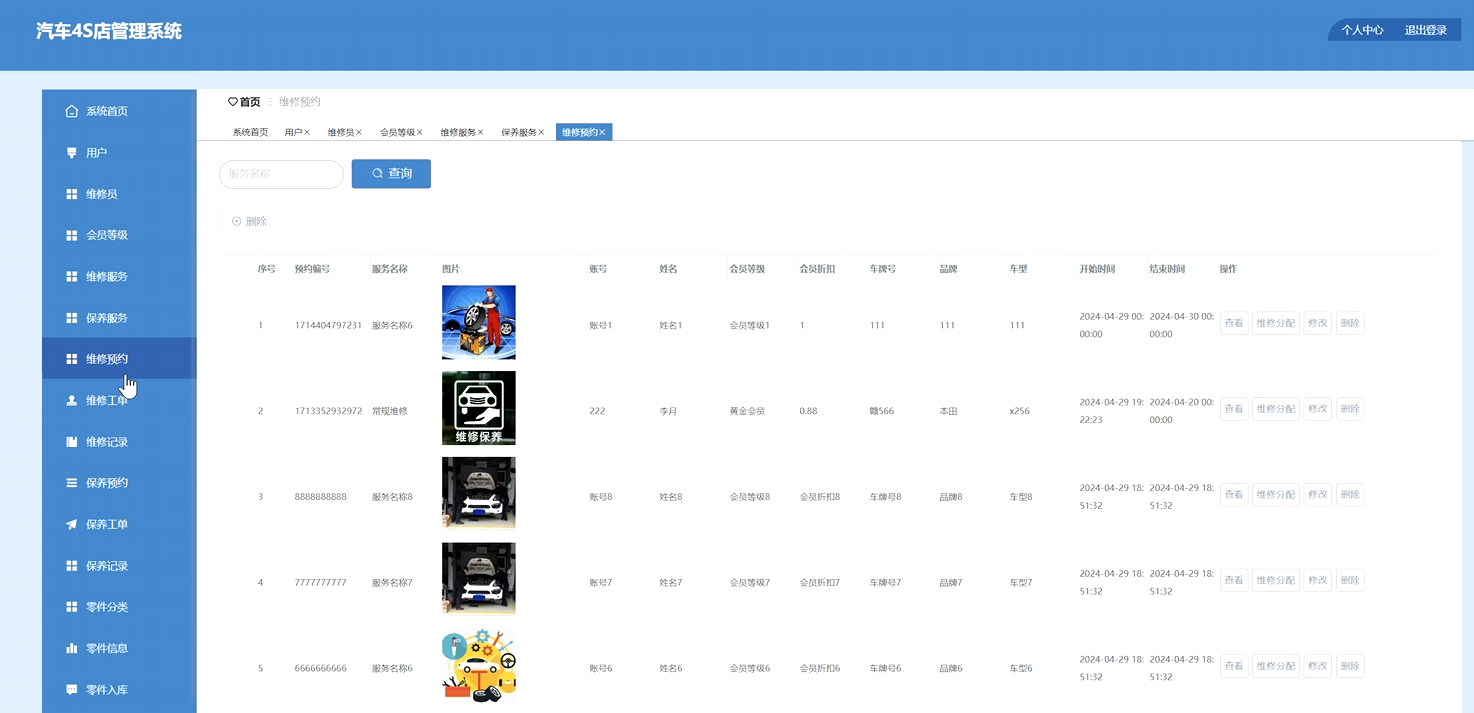 基于数据可视化大屏+SpringBoot+Vue的汽车4S店管理系统设计和实现(源码+论文+部署讲解等)-CSDN博客