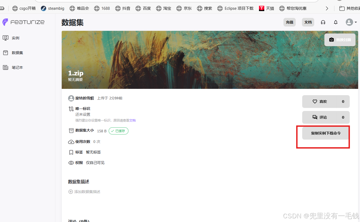 Featurize算力云使用流程（最细的保姆级教程）_GPU_想吃蛋炒饭了-九章云极普惠算力