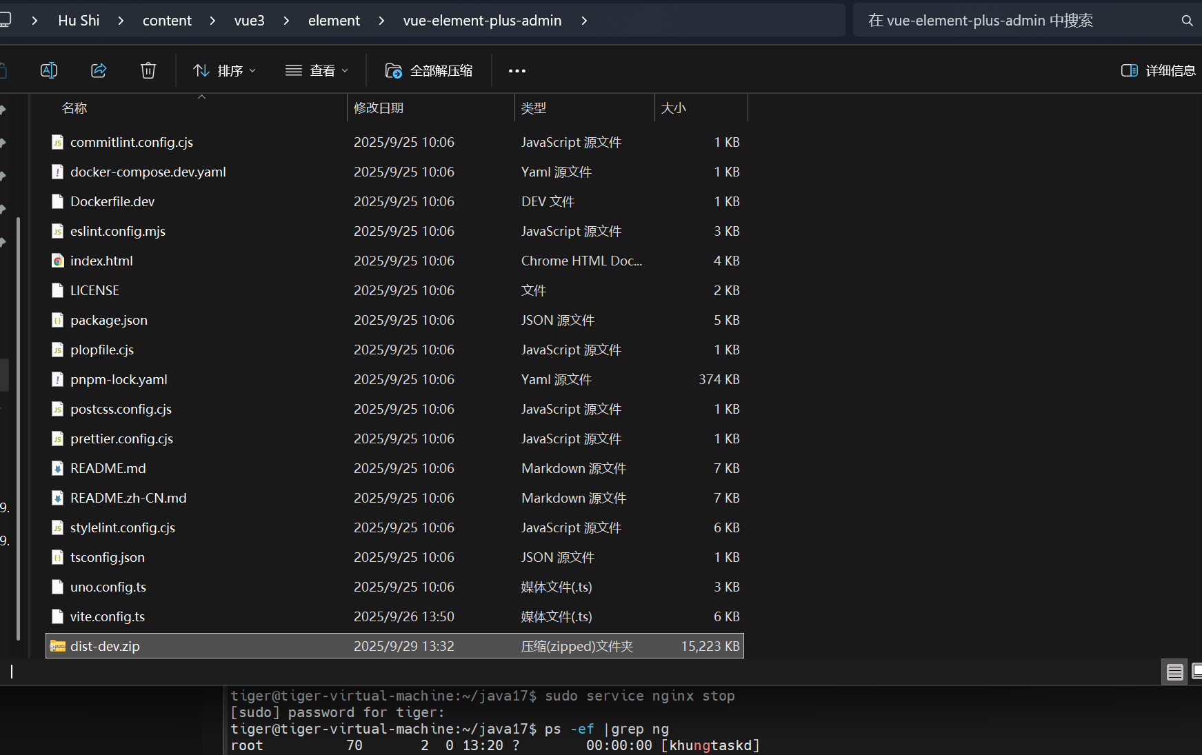 vue-element-plus-admin（vue3）二次开发入门指南（7）-发布项目到nginx_element-plus 二次开发-CSDN博客