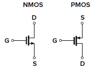 CMOS模拟集成电路学习笔记——NMOS与PMOS箭头符号_nmos和pmos的符号-CSDN博客