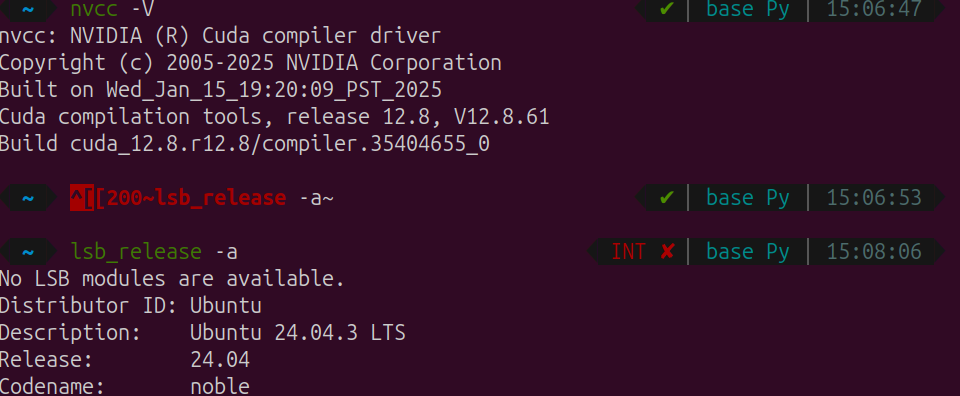 搭环境 3DGS gaussian splatting | Ubuntu24.04 CUDA 12.8 Pytorch 2.9.0| colmap编译 SIBR版本适配 环境搭建问题笔记 ...