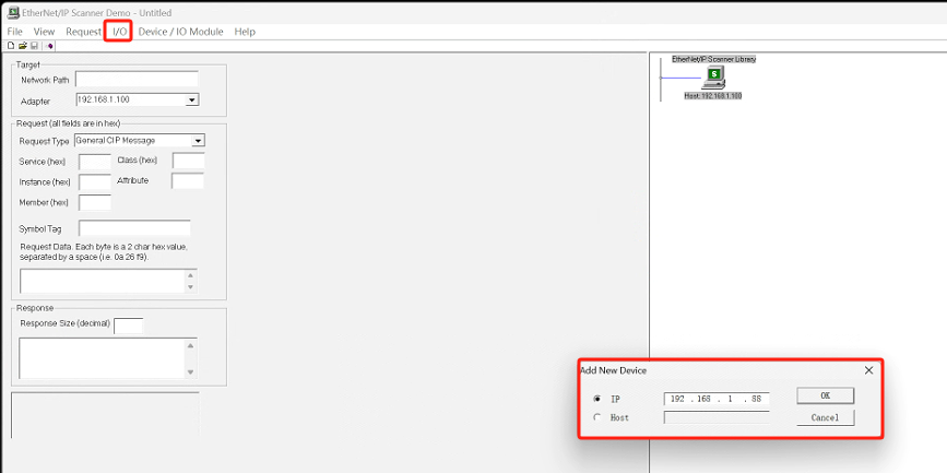 使用EtherNET/IP Scanner Demo软件与PLC进行通讯的配置说明_ethernetip scanner demo-CSDN博客