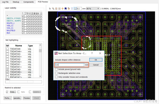 CST软件如何截取部分封装或者PCB进行仿真_cst pcb仿真-CSDN博客