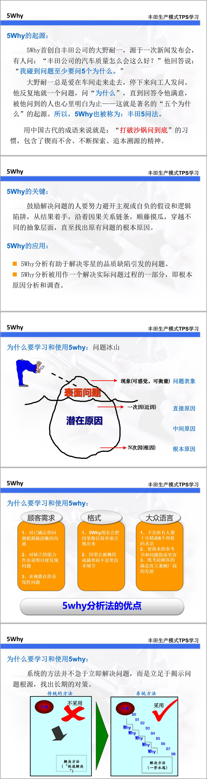 【67页PPT】关于5WHY问题分析法（附下载方式）_丰田 5why 法的启示 ppt-CSDN博客