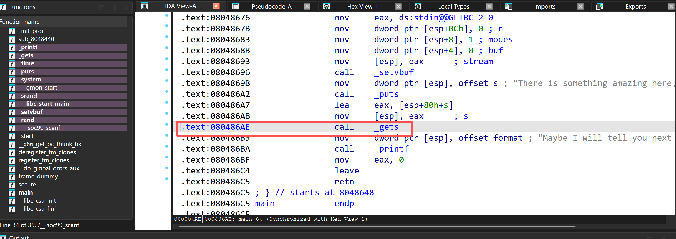 基本ROP（ret2text)-CSDN博客