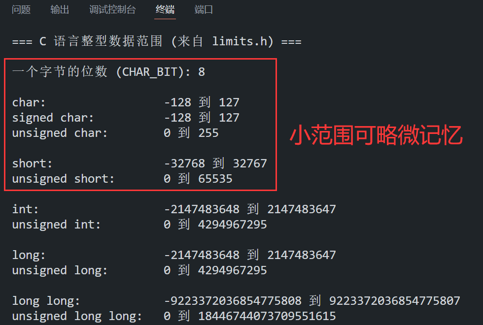 13 C 语言整数类型详解：数据存储单位、字面量后缀、格式说明符、＜limits.h＞取值范围、＜stdint.h＞精确宽度_数据单位zb-CSDN博客