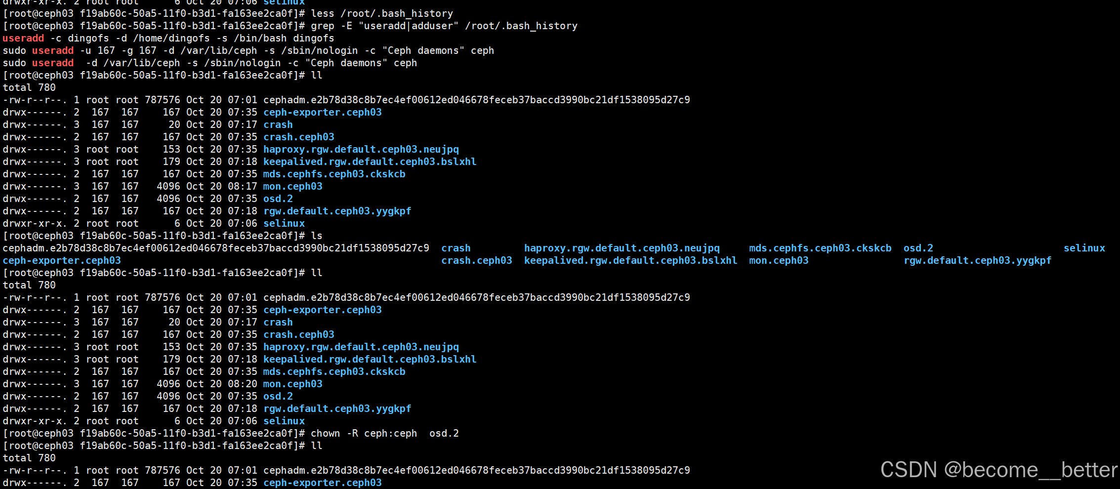 ceph用户无法创建，osd 启动失败无法-CSDN博客