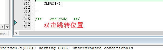 warning C316:unterminated conditionals报错_warning c316: unterminated ...