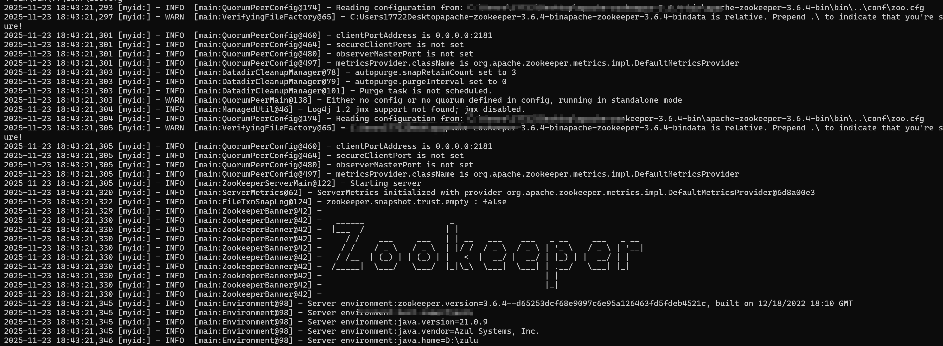 Windows11从0开始搭建Spring Cloud + Zookeeper项目（JDK21）极简项目_spring boot 3 + jdk21 +spring cloud 从零开始搭建 ...