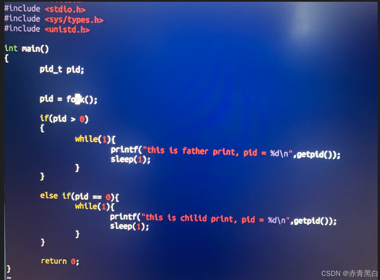 Linux进程--vfork创建进程-CSDN博客