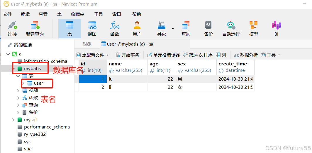 Springboot结合mybatis读取mysql数据springboot Mybatis 获取表数据 Csdn博客