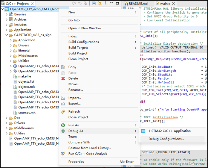 正点原子 STM32MP257 异核调试全攻略：JTAG + CubeIDE 玩转异核通信-CSDN博客