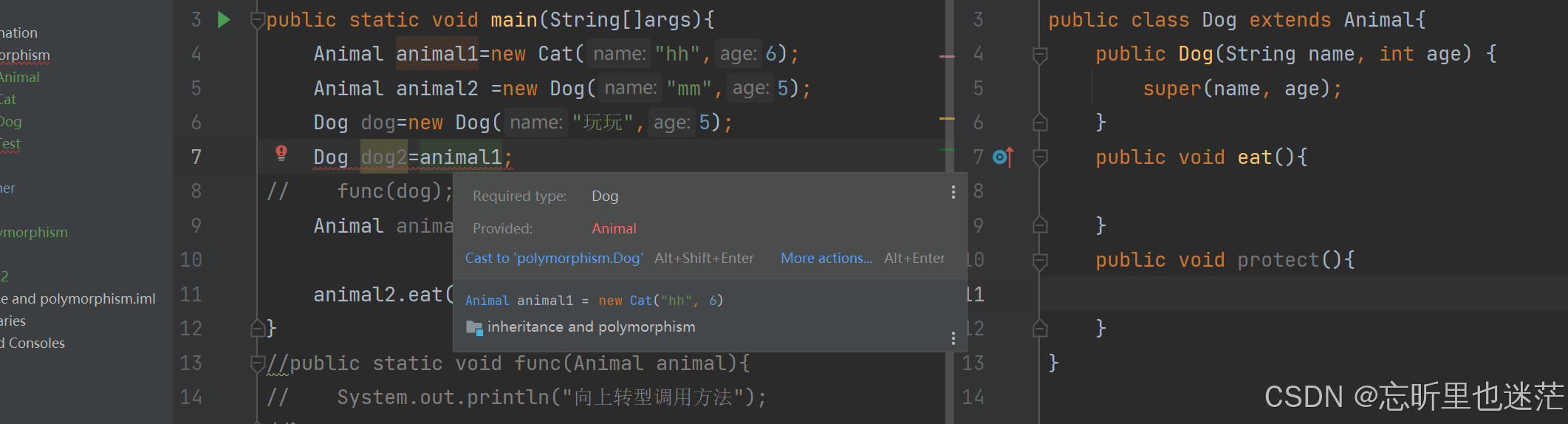 inheritance（继承）and polymorphism（多态）-CSDN博客