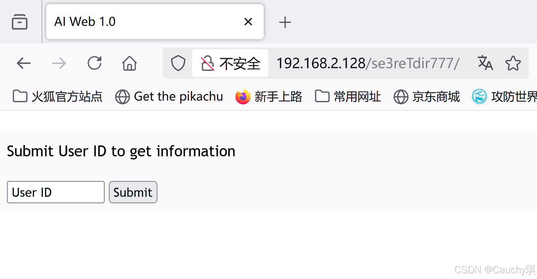 VulnHub靶场之AI Web 1.0超易懂反弹shell提权cat flag_反弹shell靶场-CSDN博客