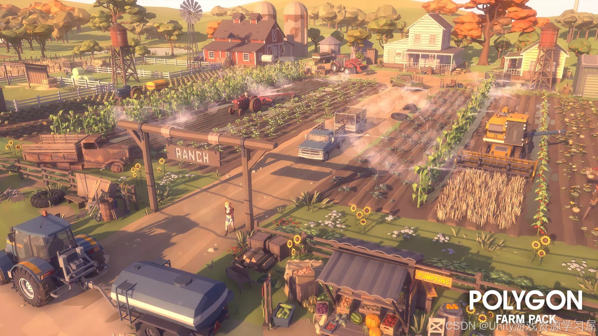 【Unity农场主题资源包】POLYGON Farm - Low Poly 3D Art by Synty_polygon fantasy ...