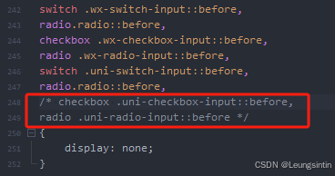 uniapp中使用ColorUI时checkbox复选框、radio单选框无法选中的问题（若依框架）_colorui checkbox-CSDN博客