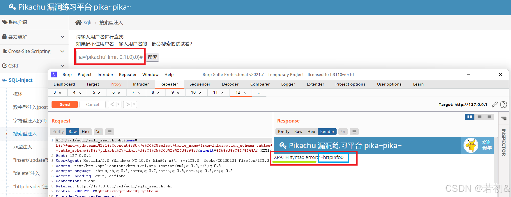 新手小白入门——SQL注入之报错注入_updatexml-CSDN博客