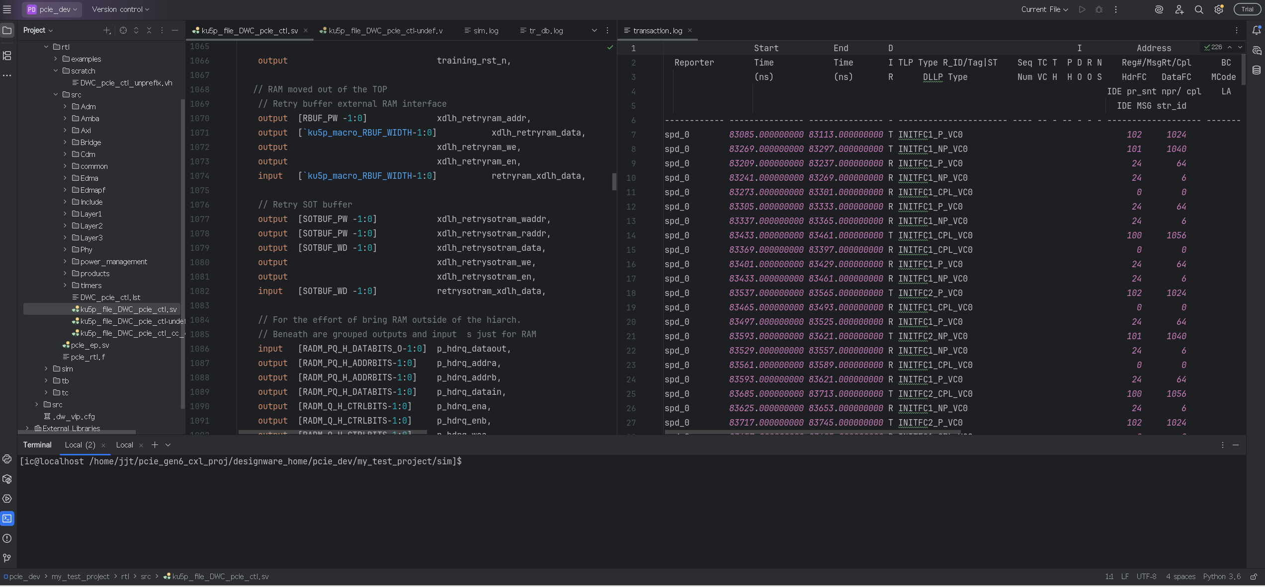数字部分-1-环境讲解和PCIE IP配置_designware cores pcie reference manual-CSDN博客