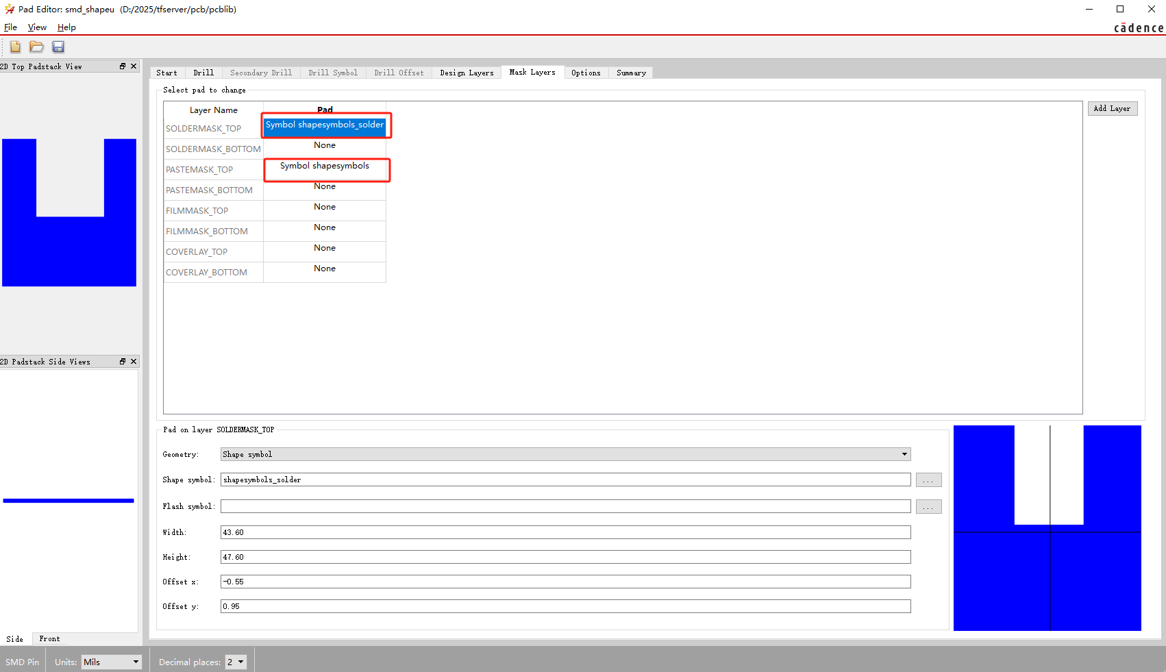 candence17.2 创建异型焊盘_candence shape copy-CSDN博客