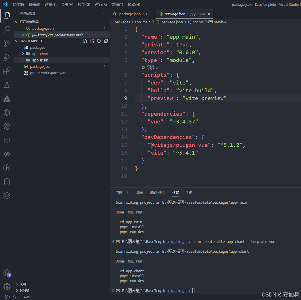 使用pnpm workspace管理多个软件包_pnpm-workspace-CSDN博客